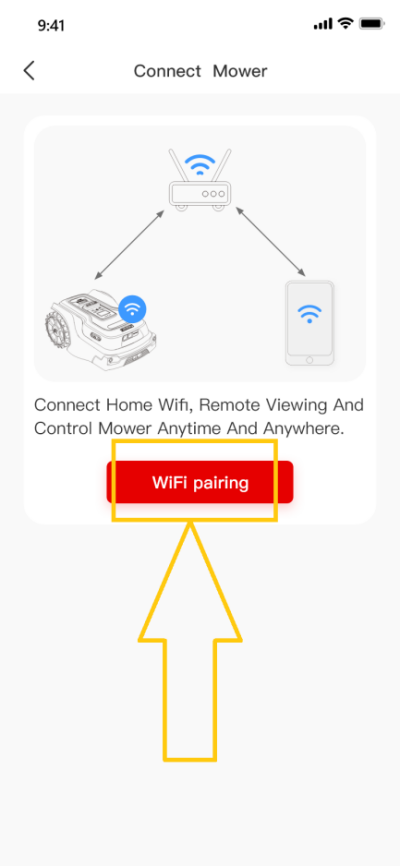 How to connect the mower to home Wi-Fi on RoboUP APP?